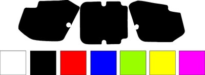 Graphics for 1988-1989 Kawasaki KX 125 250 Number Plates Side Panels ...