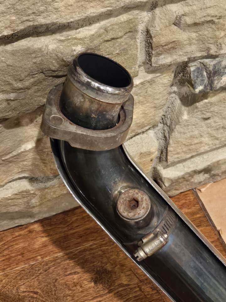 Python 2 Into 1 Exhaust For Harley Davidson Chrome FXSTS Springer | eBay