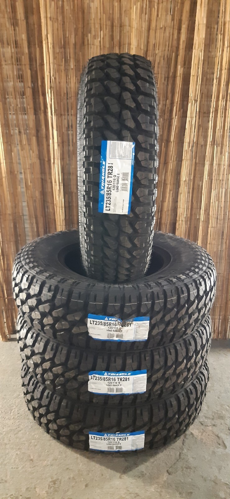 235 85 16 120/116Q TRIANGLE GRIP X TR281 MUD TERRAIN TYRES X4 FREE ...