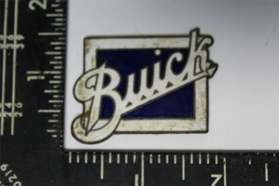 Used Vintage OEM GM Script Radiator Emblem Badge 1923-1928 Buick (SRb ...