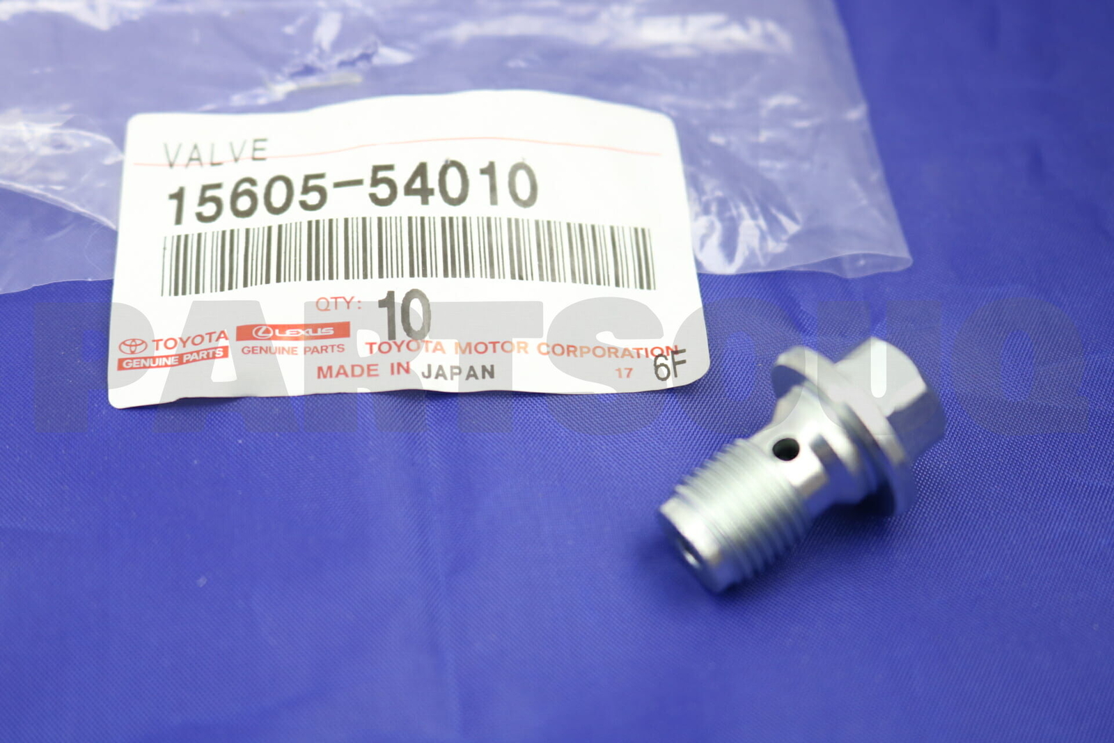 1560554010 Genuine Toyota VALVE SUB-ASSY, OIL CHECK 15605-54010 | eBay