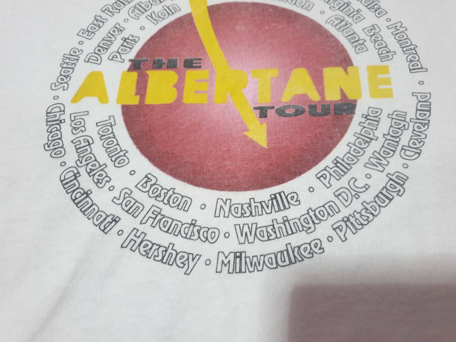 Rare Vintage 1998 Hanson Albertane Tour T shirt Size L - Gem