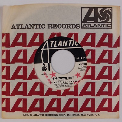 SHIRLEY MATTHEWS: You Can Count on That US Atlantic Northern Soul 45 ...