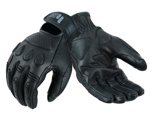 GHC Best Leather Motorbike Gloves padded Armour dual protection | eBay UK