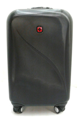 Wenger 7201202196 (U-Line H-8805) Rove Black HardSide Carry On Luggage ...
