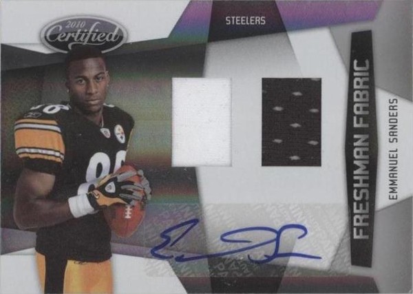 2010 Certified - Freshman Fabric #282 Emmanuel Sanders, Emmanuel ...