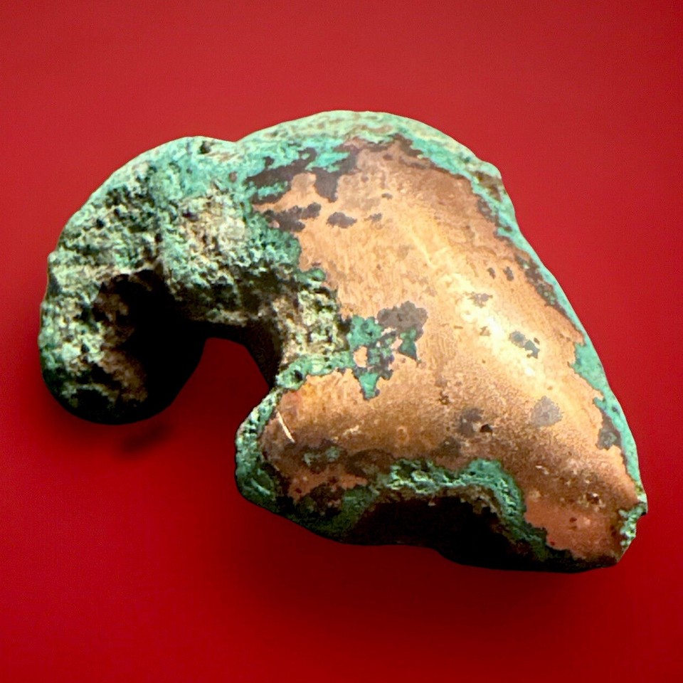 EB Polished Float Copper With Malachite Keweenaw Michigan Mi | eBay