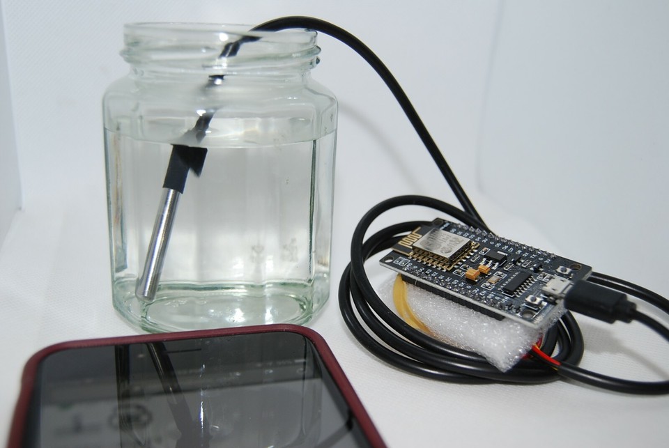 WaterProof WI-FI Wireless Monitor Tank Water Outdoor/Indoor TemperTure ...