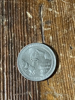 RARE 2015 saratoga quarter British Surrender 1777 | eBay