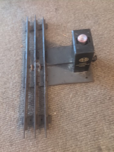 Two Vintage MARX Model Railroad - Cars Uncouple Here UNCOUPLER ...