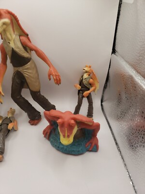Star Wars Jar Jar Binks Figure Lot Lucasfilms | eBay