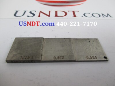 3-Step Thin Steel Calibration Block Standard Olympus Ultrasonic Flaw ...