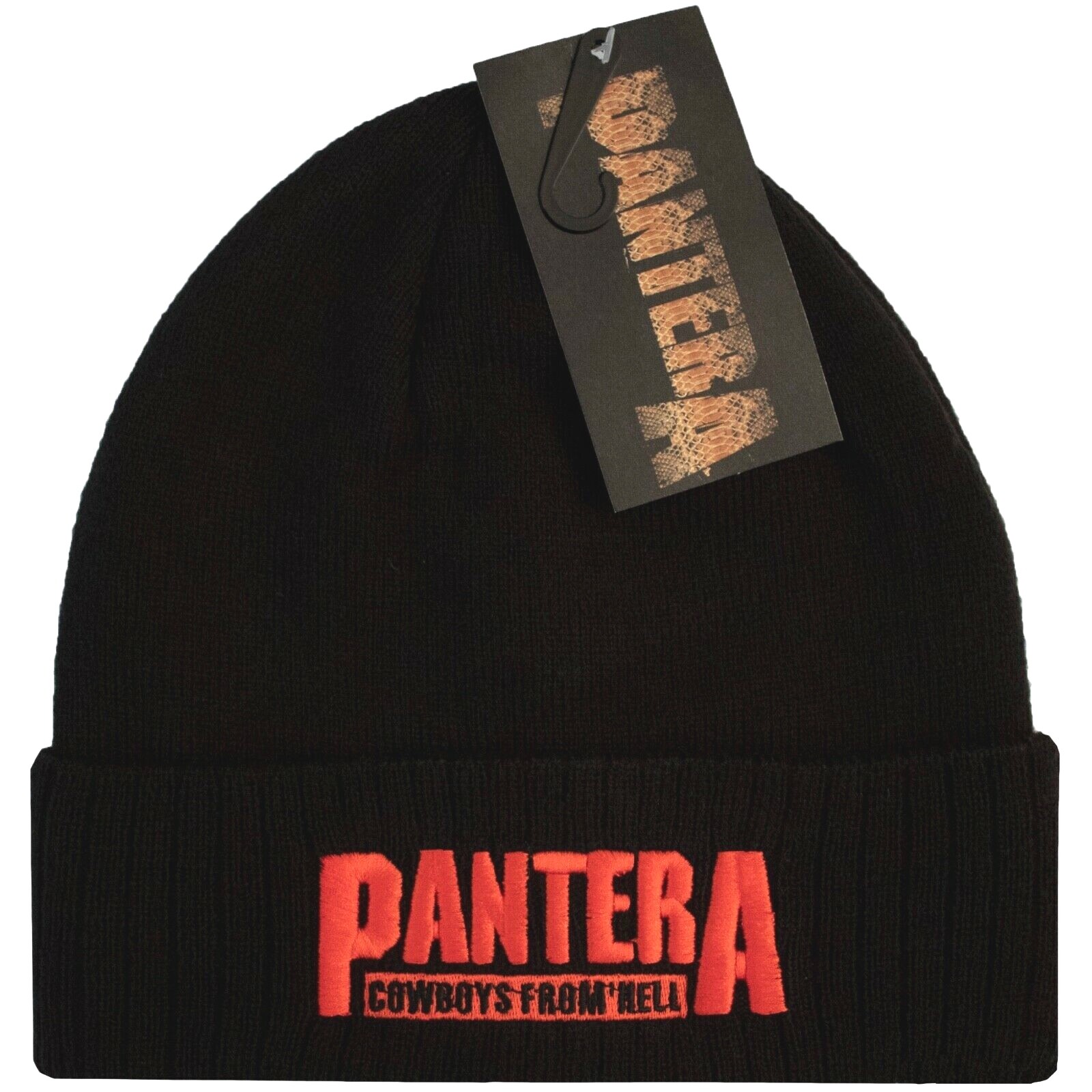 Pantera - Cowboys From Hell Embroidered Logo Official Licensed Beanie ...