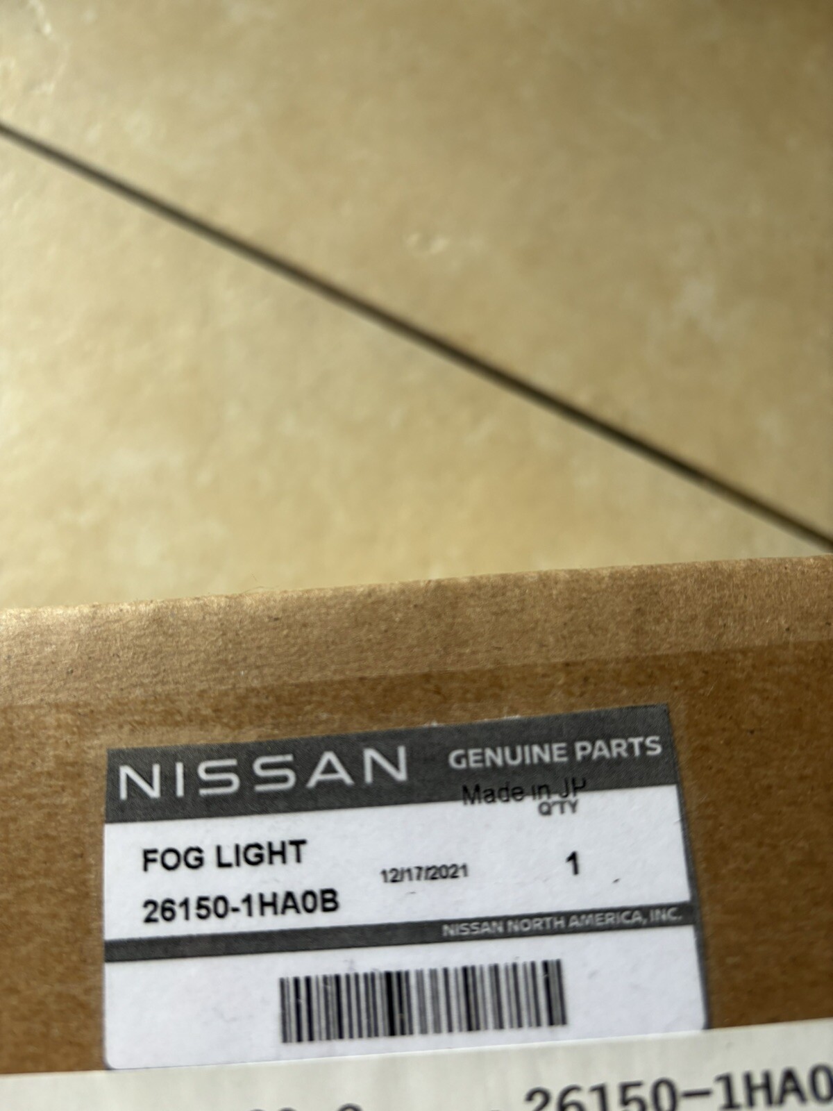 261501HA0B Genuine Nissan Lamp ASSY Fog RH 26150-1ha0b for sale online ...