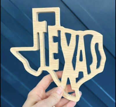 Texas Shaped Handmade Wood Trivet or Hot Pad, Kitchen Decor | eBay