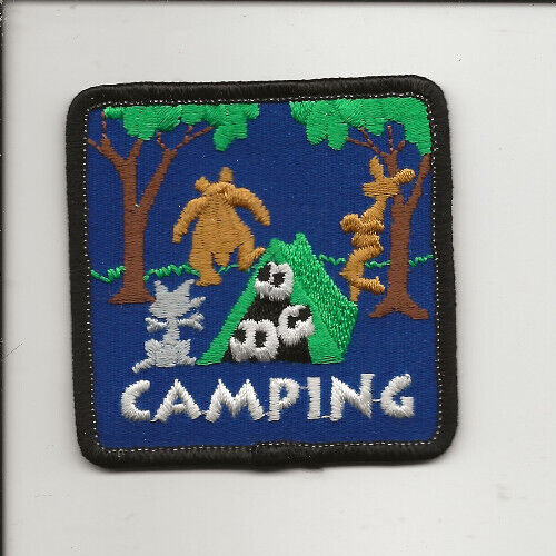 CAMPING patch - Cub Boy Scout BSA JE/B-14 | eBay
