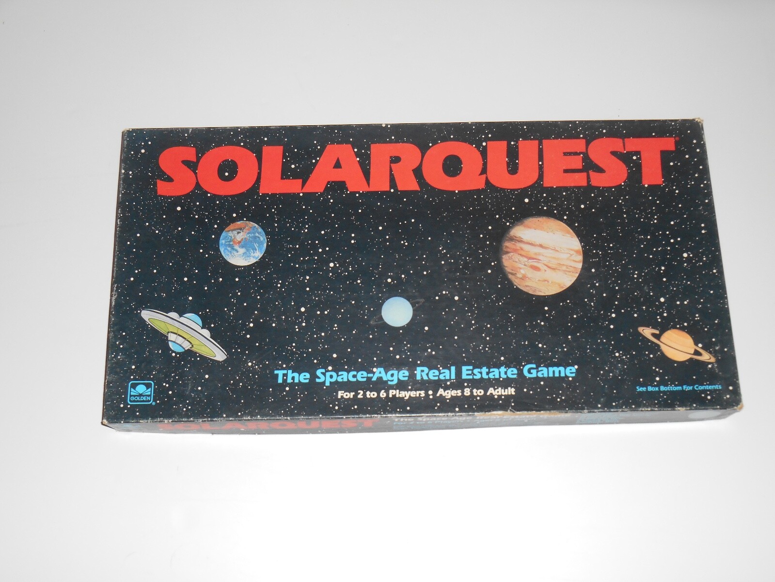 Vintage 1986 Golden SOLARQUEST Solar Quest Space Age Board Game 100% ...