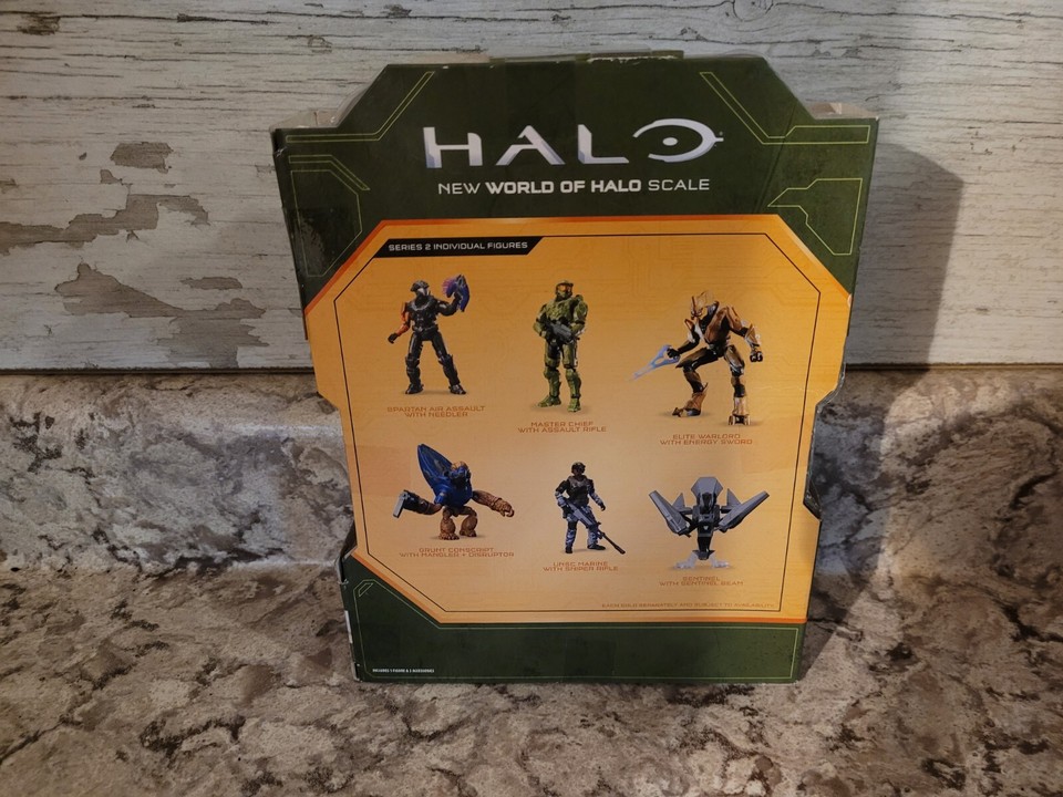 Halo Infinite Master Chief Figure w/ Assault Rifle Series 2 New Sealed ...