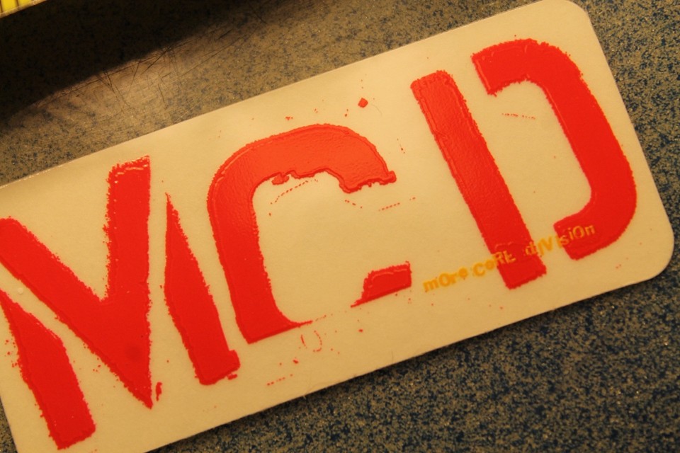 MCD More Core Division Graff Skateboarding Surfing Snowboarding Vintage ...