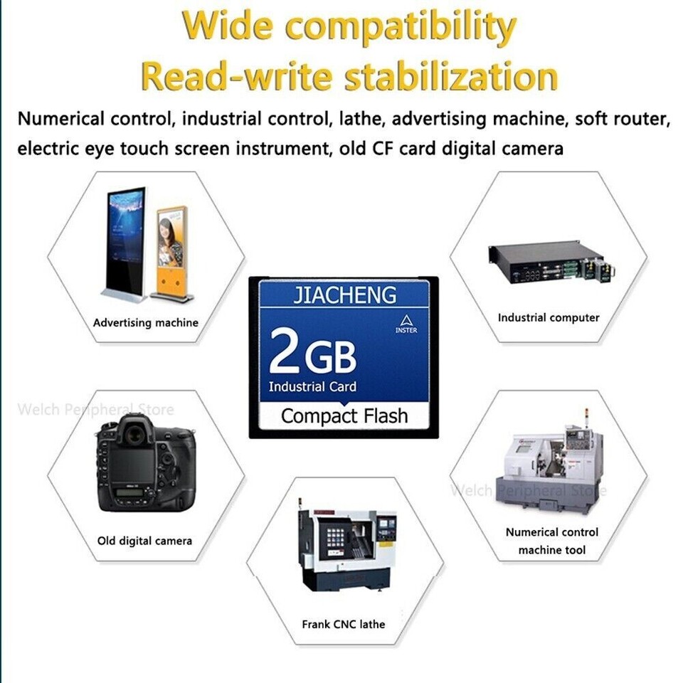 1GB CNC CF Compact Flash card+CF-PCMCIA Adapter+SSK USB2.0 Card reader ...