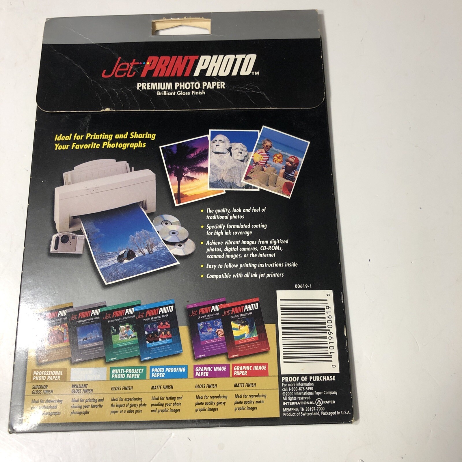 Jet Print Photo Paper Premium 24 Sheets 4" x 6" Brilliant Gloss Finish ...