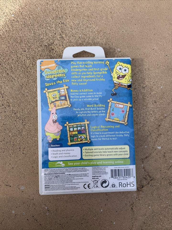 SpongeBob Squarepants Saves the Day (Leapster 2, 2007) 708431304208 | eBay