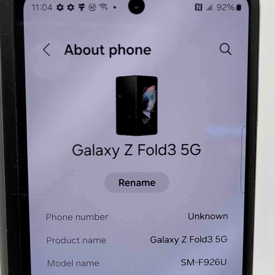 Samsung Galaxy Z Fold3 5G F926U 256GB Poor Condition | Black | UNLOCKED ...