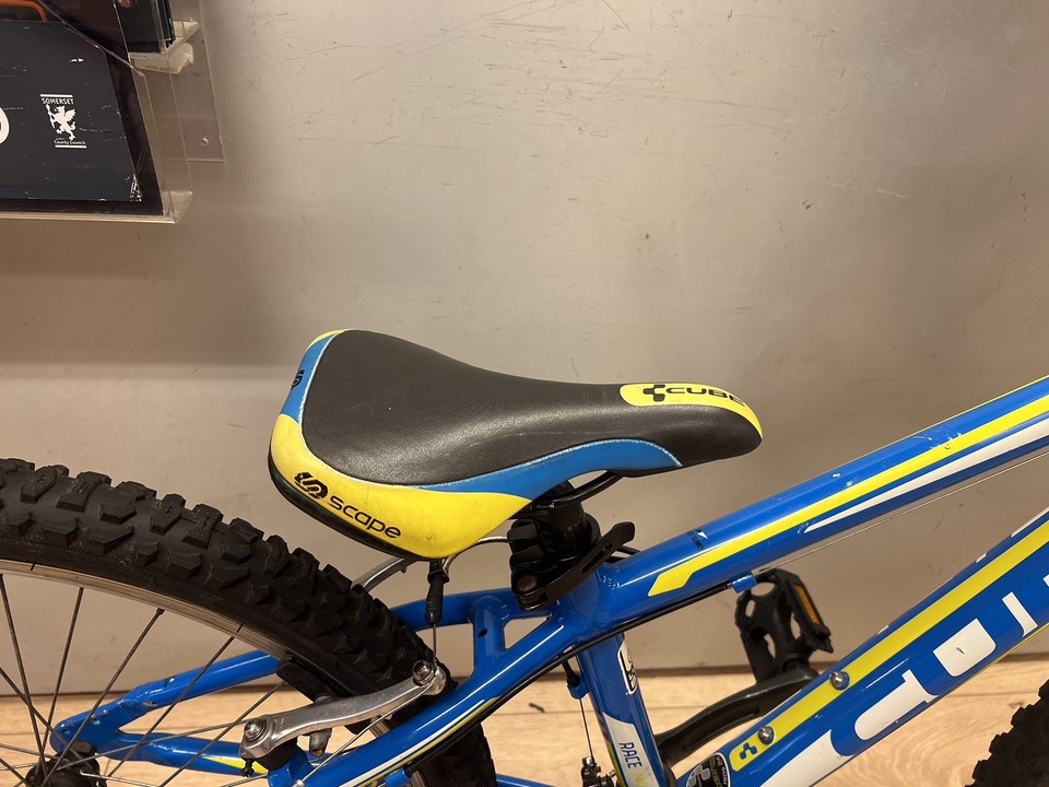 Used Cube 240 MTB 12" Frame 24" Wheels Blue/Yellow MTB Junior Bike ...