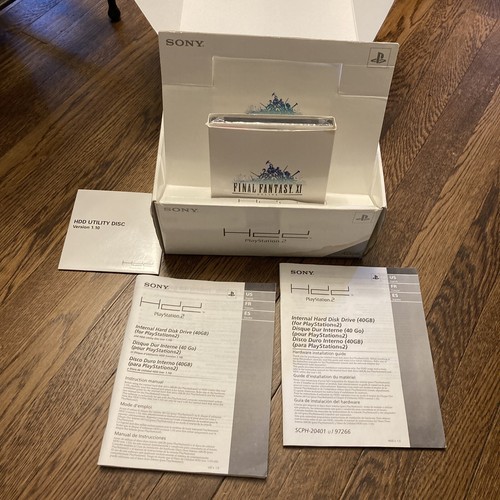 Brand New Final Fantasy XI Online PS2 No Hard Disk Drive HDD Sealed ...