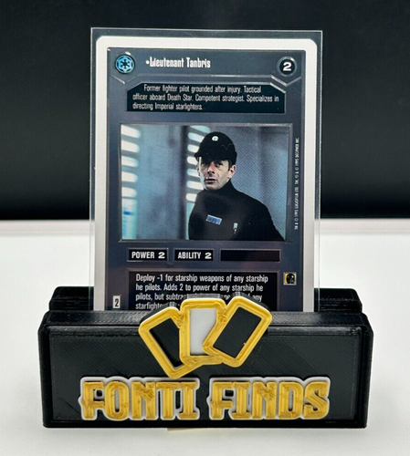 Decipher Star Wars CCG Premiere White Border Lieutenant Tanbris DS ...