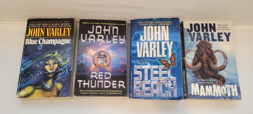 Lot of 4 Science Fiction Books by Author John Varley...PBs, Various ...