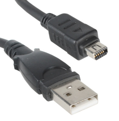 12 Pin USB Cable Lead for Olympus E-420 E-450 E-500 E-510 E-520 E-620 E ...
