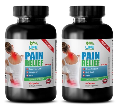 Anti-inflammatory Pills - PAIN RELIEF FORMULA 610MG - 2 Bottle 120 ...