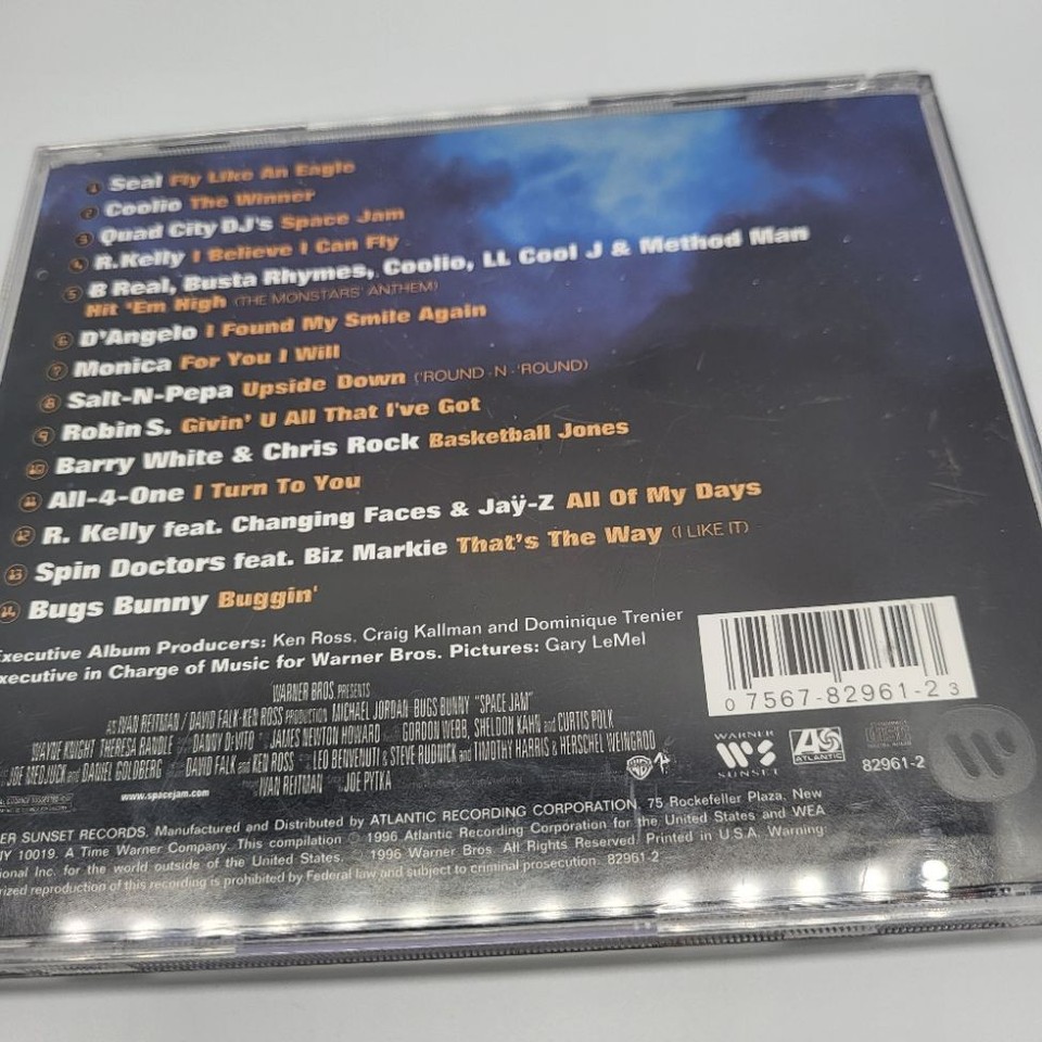 Space Jam Original Movie Soundtrack CD 75678296123| eBay