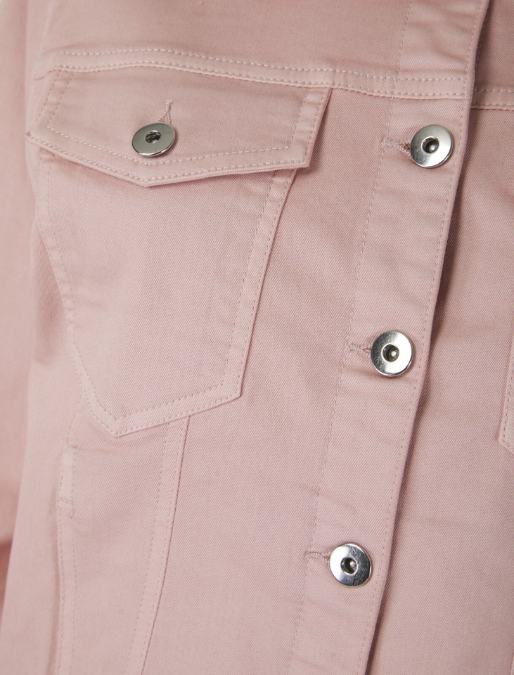 Womens Ladies Amara Reya Stretch Denim Jacket Soft Cotton Summer ...