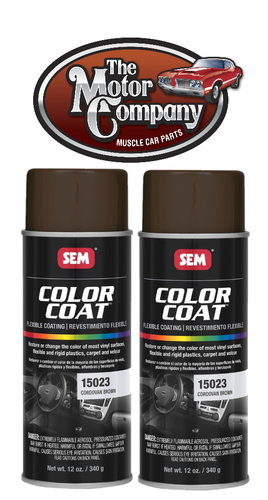 SEM 15023 Color Coat Cordovan Brown Spray Paint Aerosol Can 12 oz. Pack ...