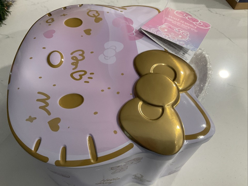 New Wet N Wild Hello Kitty Makeup Set in 50th Anniversary Keepsake Box ...