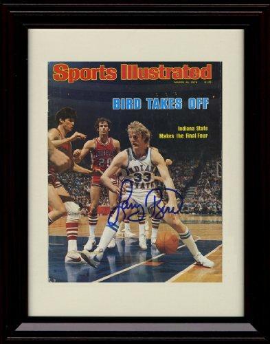 16x20 Framed Larry Bird SI Autograph Promo Print - 3/26/1979 - Indiana ...
