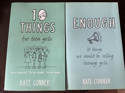Book Set 10 Things For Teen Girls And Enough, New, Kate Conner ...