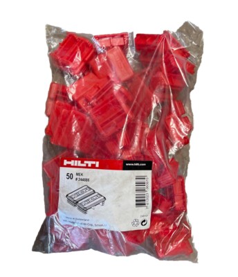 🔥(AN)Hilti 244886 Mek Strut Channel Red End Cap 50 pcs Safety ...