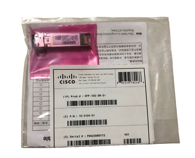 CISCO SFP-10GB-SR-S SFP-10G-SR-S= SFP Transceiver 10-3105-01 | eBay