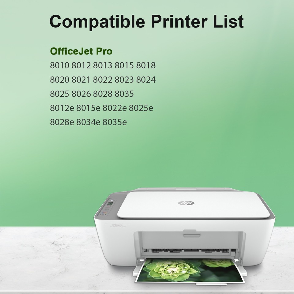 2pk Ink Cartridge for HP 910 XL Black OfficeJet 8010 8025e 8035e 8028e ...