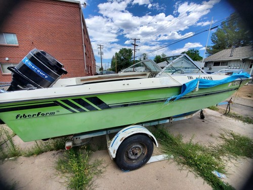 1978 Fiberform 18' Boat w/ Registration & Trailer | eBay
