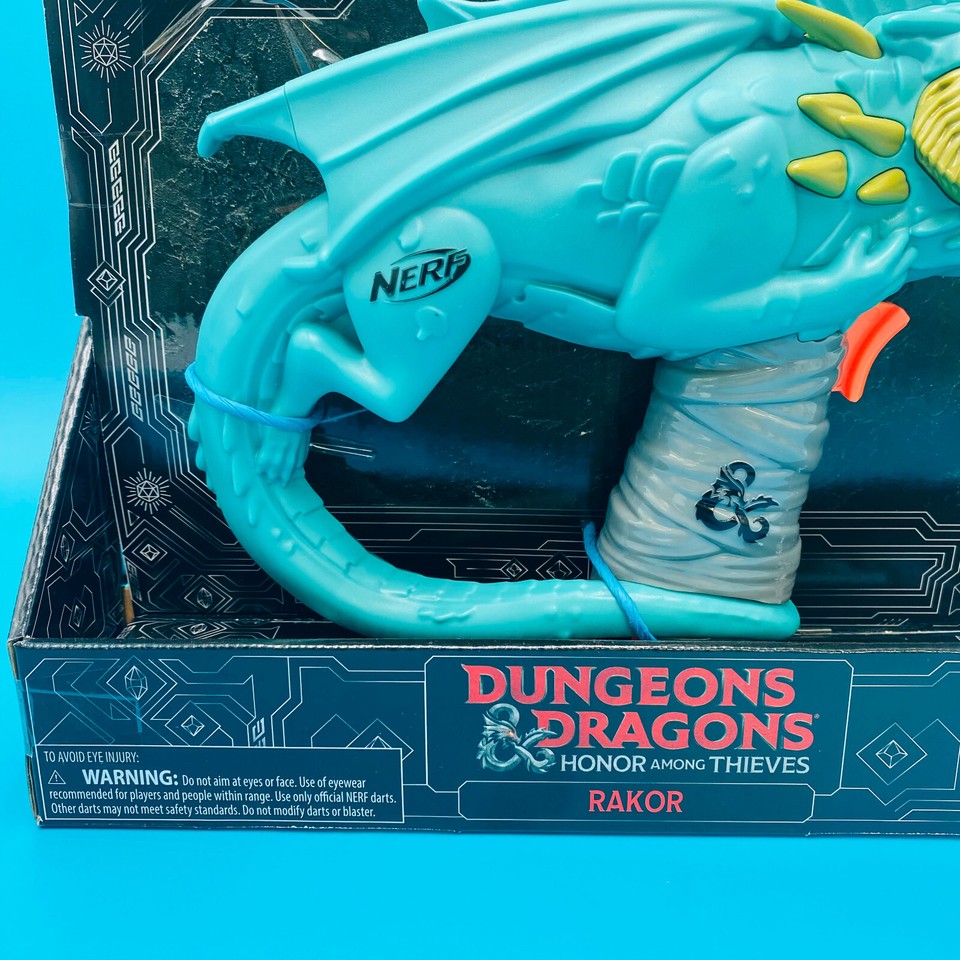 Dungeons & Dragons Rakor Nerf Blaster and 4 Nerf Elite 2.0 Darts | eBay