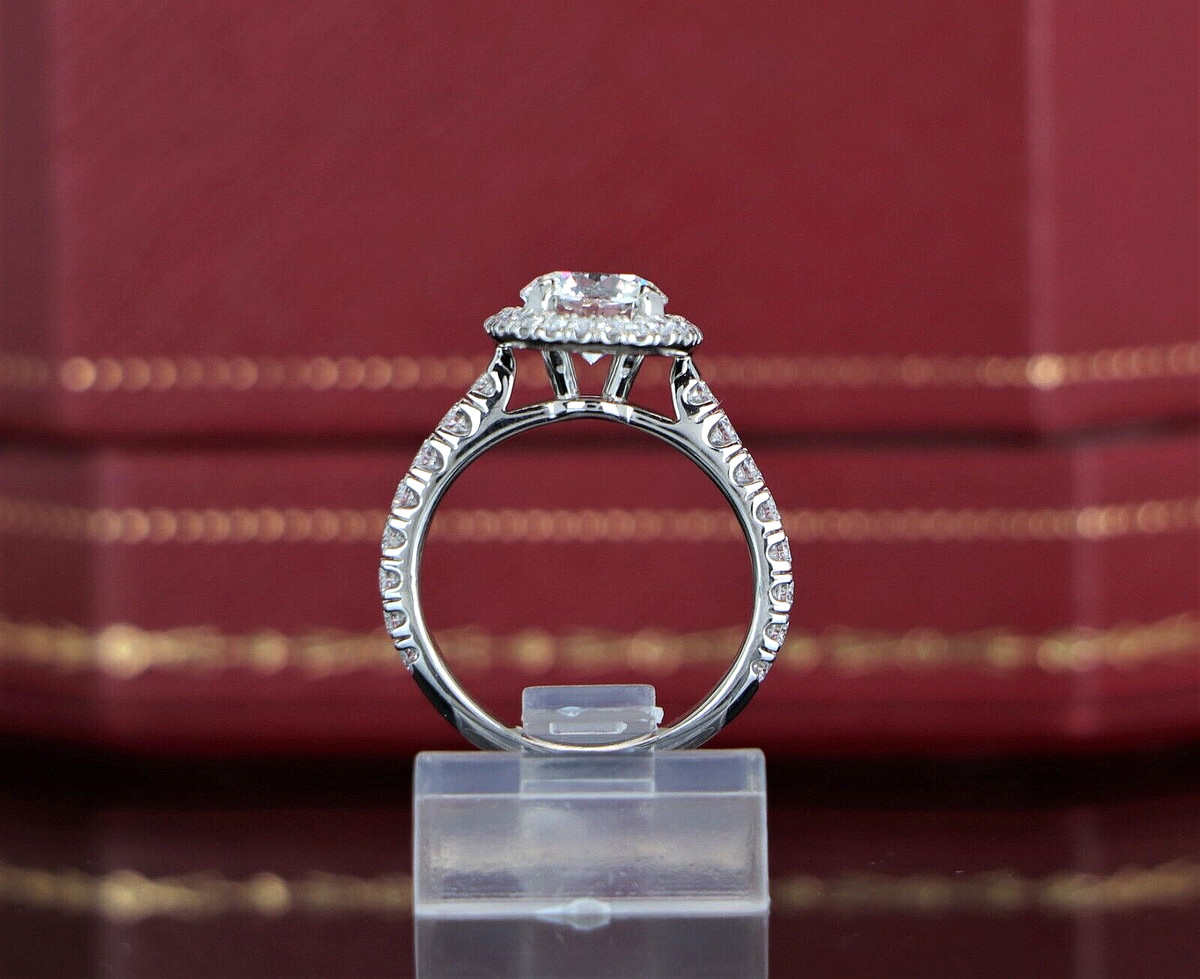 Cartier Cushion Cut Diamond Engagement Rings