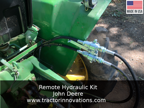 Remote Hydraulic Kit - John Deere 2, 3, 4 Series Tractors–Simple 15 min ...