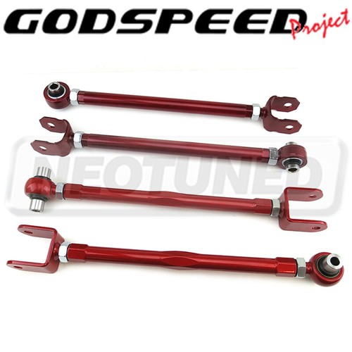 Godspeed Adjustable Rear Camber+Toe Arm Kit Alignment For Infiniti Q50 ...