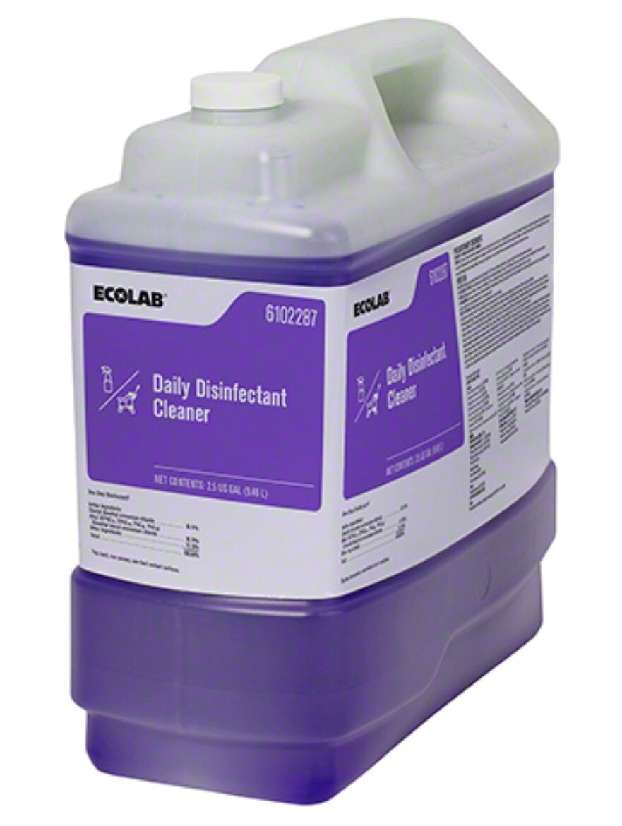 2.5 GALLONS EcoLab Daily Disinfectant Cleaner 6102287 | eBay