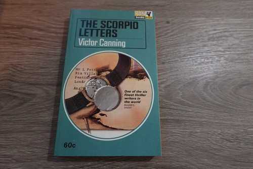 THE SCORPIO LETTERS BY VICTOR CANNING 1966 1ST PAN UK PB PRINTING EX ...