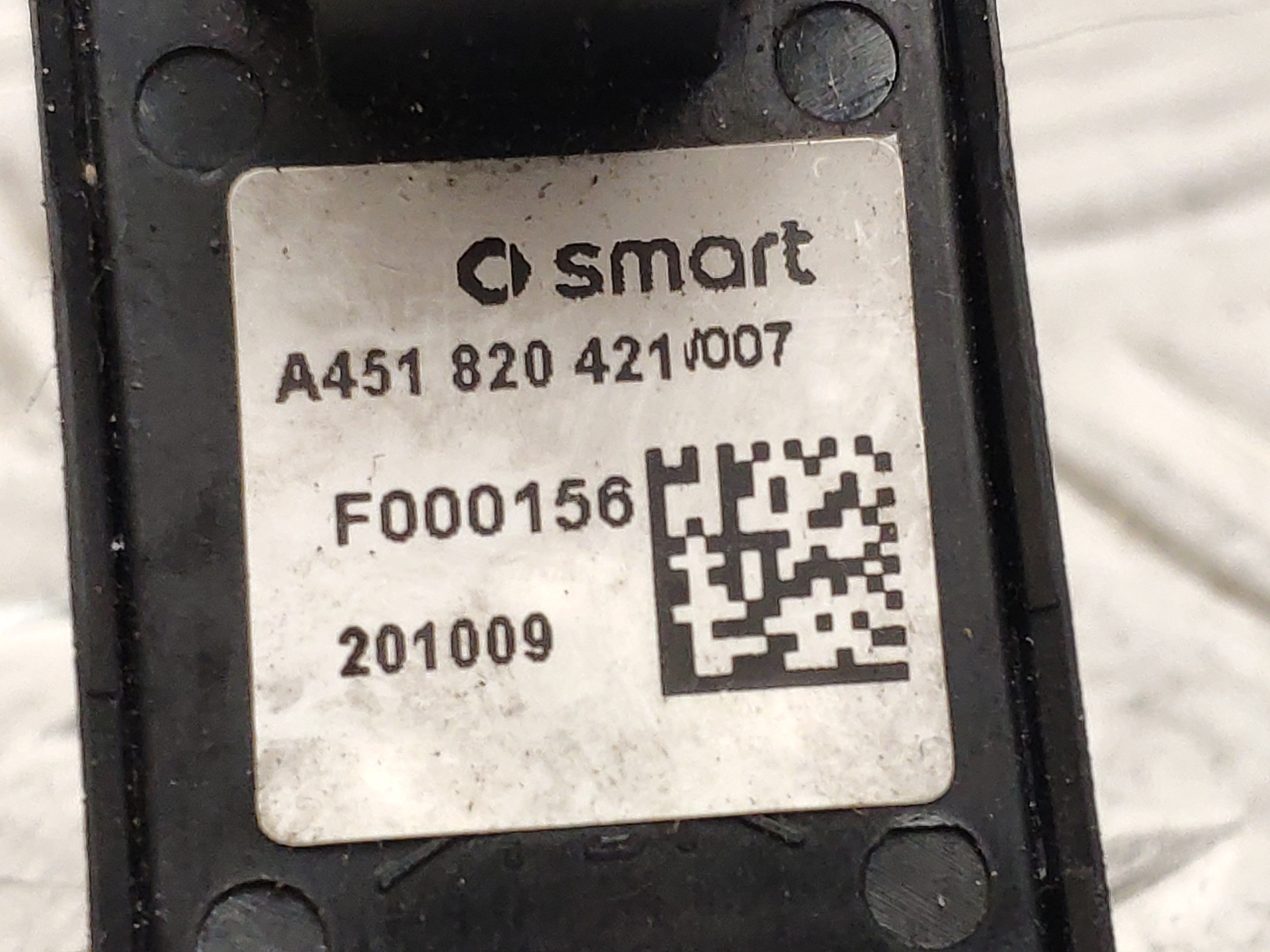 08-14 Smart Car FORTWO OEM Left Driver Side Power Window Switch A451 ...